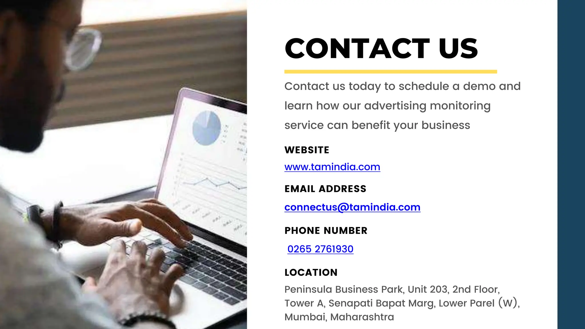 Maximize Ad Visibility TAM India's Advertising Monitoring Service | PPT ...