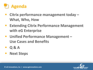 Maximize Citrix Performance Complementing Citrix Director and Edgesight ...
