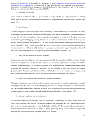 Maximized Research Impact: An Effective Strategies for Increasing ...