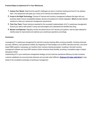 Maximize Efficiency with the Best Warehouse Management System and Cloud ...