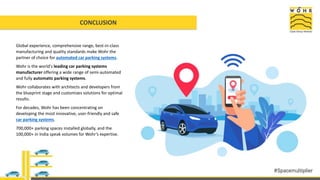MAXIMIZE SPACE, MINIMIZE FOOTPRINT WITH WOHR AUTOMATED CAR PARKING ...