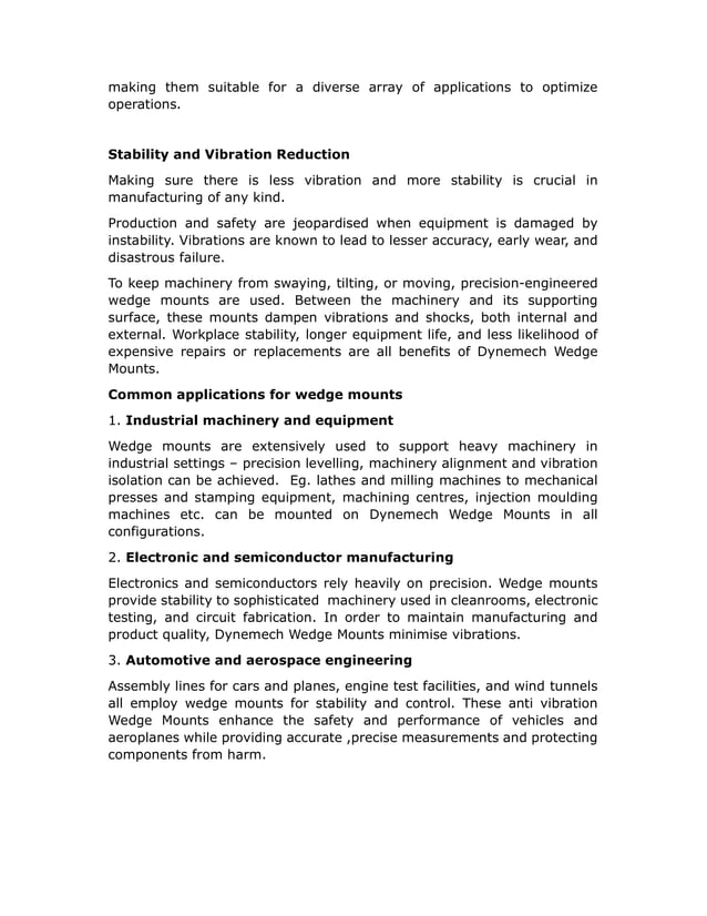 Maximize Stability and Reduce Vibrations with High-Quality Wedge Mounts.pdf