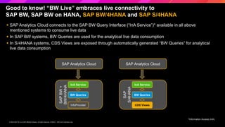 Maximize the value of SAP S4HANA & SAP BW4HANA with SAP Analytics Cloud ...