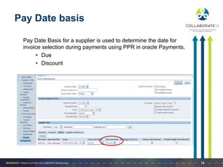 Maximize your discounts in oracle payables | PPTX