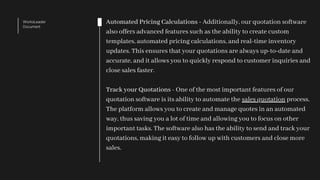 Maximize Your Sales with Our Powerful Quotation Software.pdf