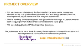 Maximizing Clean Energy Opportunities in the Inflation Reduction Act: A ...