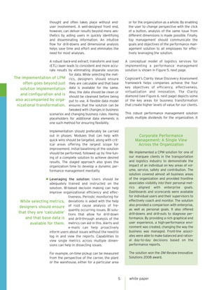 Maximizing Supply Chain Performance in the Transportation and Logistics ...