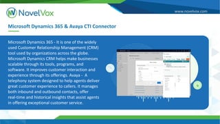 Maximizing Agents’ Productivity by Integrating Dynamics 365 Online with Avaya CTI.pdf