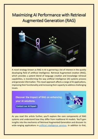 Maximizing AI Performance with Retrieval Augmented Generation (RAG).pdf