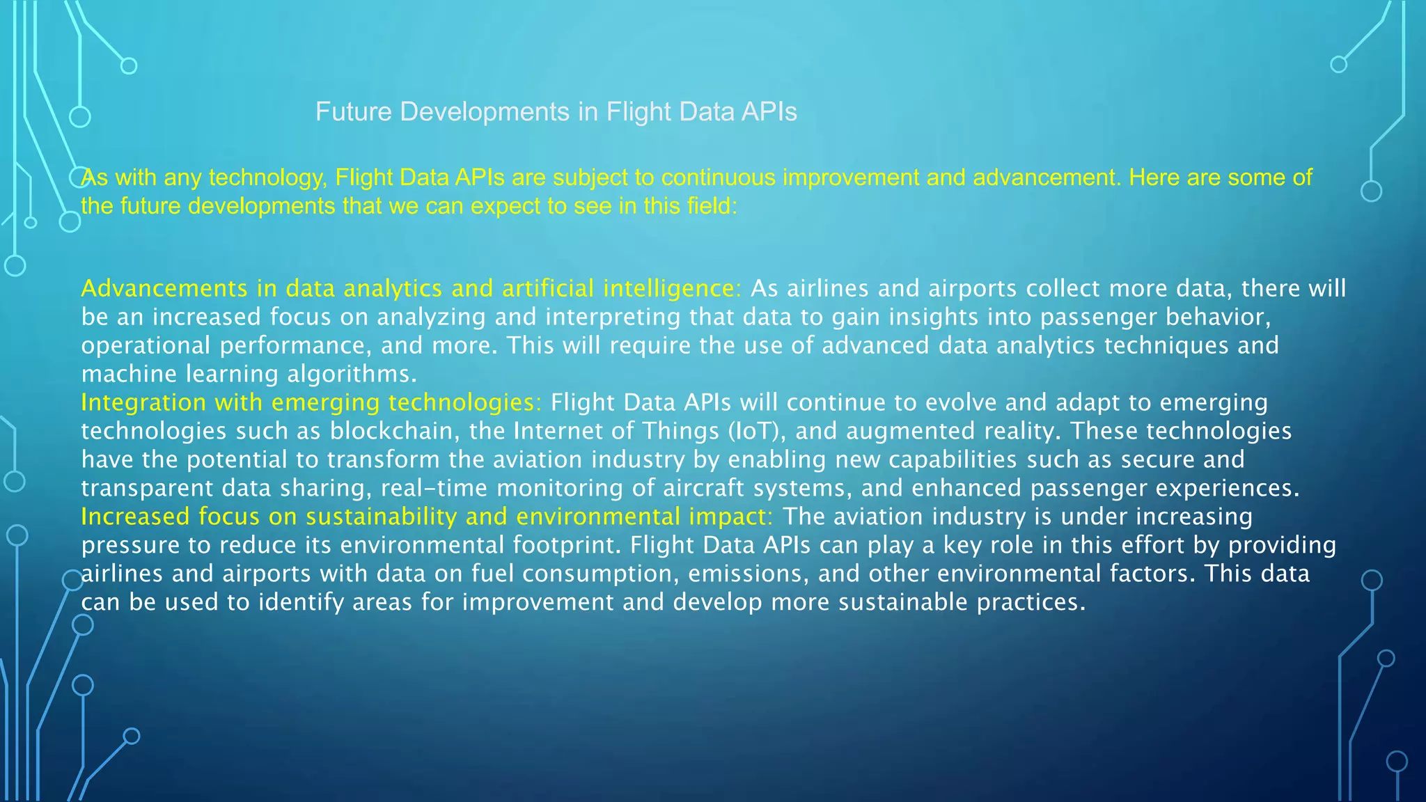 Maximizing Airline Operations Efficiency with Flight Data APIs.pptx ...