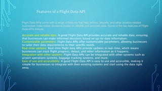 Maximizing Airline Operations Efficiency with Flight Data APIs.pptx ...