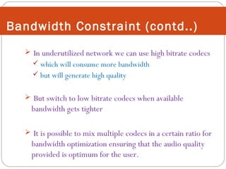 Linear Programming Case Study - Maximizing Audio Quality | PPT