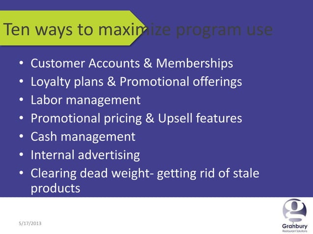 Maximizing csm | PPT