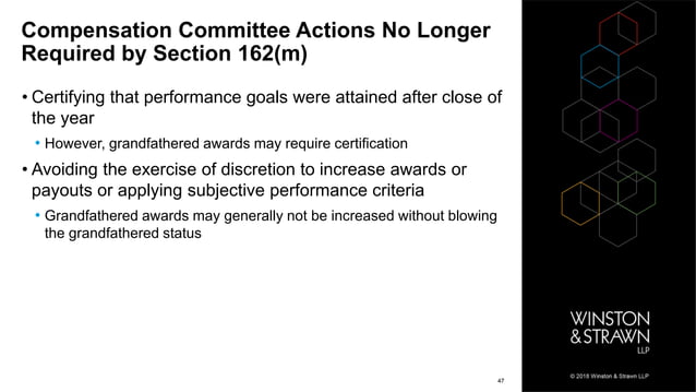 Maximizing Deductions in Light of the Section 162(m) Guidance | PPT