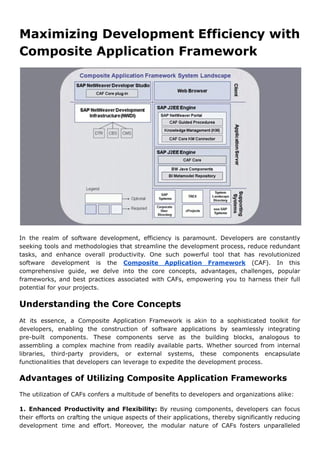 Maximizing Development Efficiency with Composite Application Framework | PDF