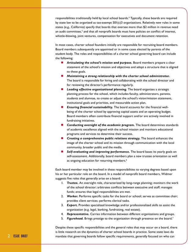 Charter School Governing Boards | PDF