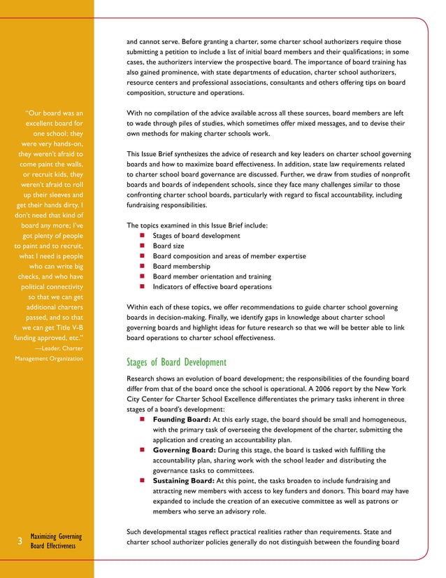 Charter School Governing Boards | PDF