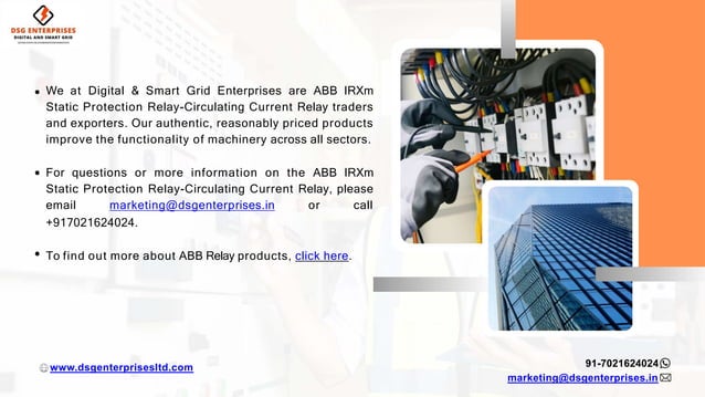 Maximizing Efficiency and Reliability with ABB IRXm Static Protection ...