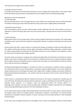 Maximizing Efficiency and Safety The Benefits of Internal Floating Roofs for Oil Storage Tanks.docx