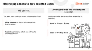 Maximizing efficiency and security in large-scale automation rollouts with Automation Cloud.pptx