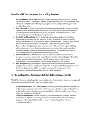 Drive Innovation with Flexible IT Development Outstaffing Services | PDF