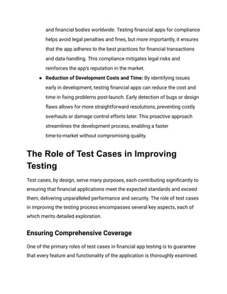 Maximizing Efficiency in Finance_ The Critical Role of Testing ...