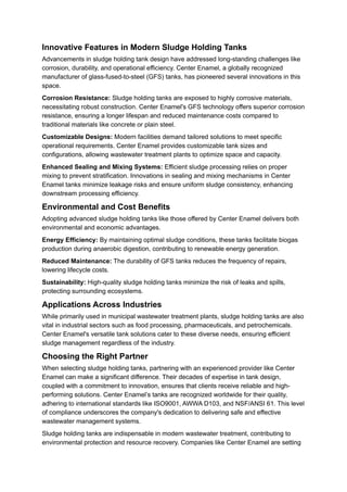 Maximizing Efficiency in Sludge Holding Tanks_ Innovations and Best ...