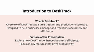 Unlocking Efficiency: How DeskTrack’s Time Tracking Software Boosts ...