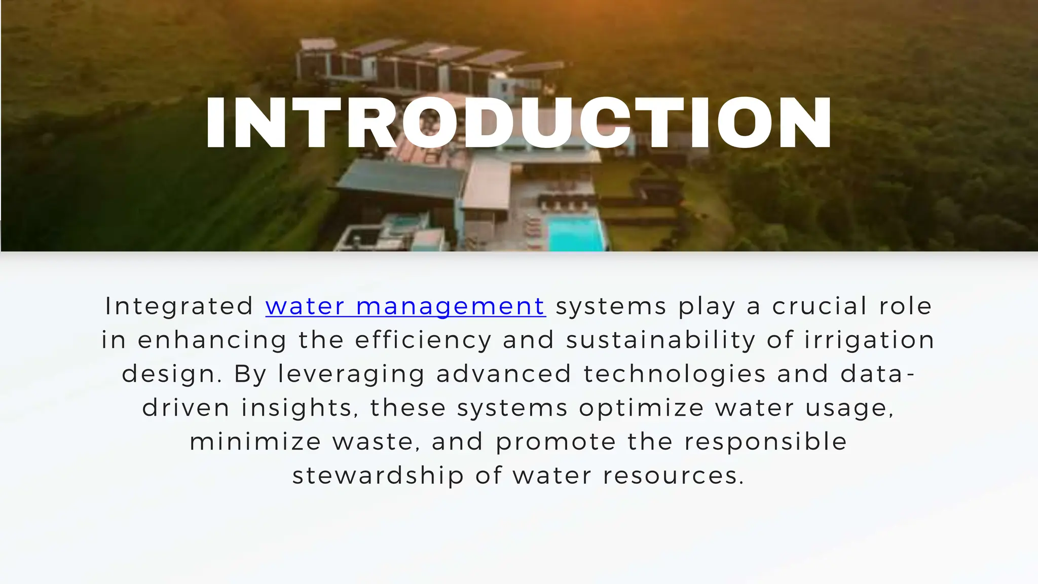 Maximizing Efficiency with Integrated Water Management Systems | PPT