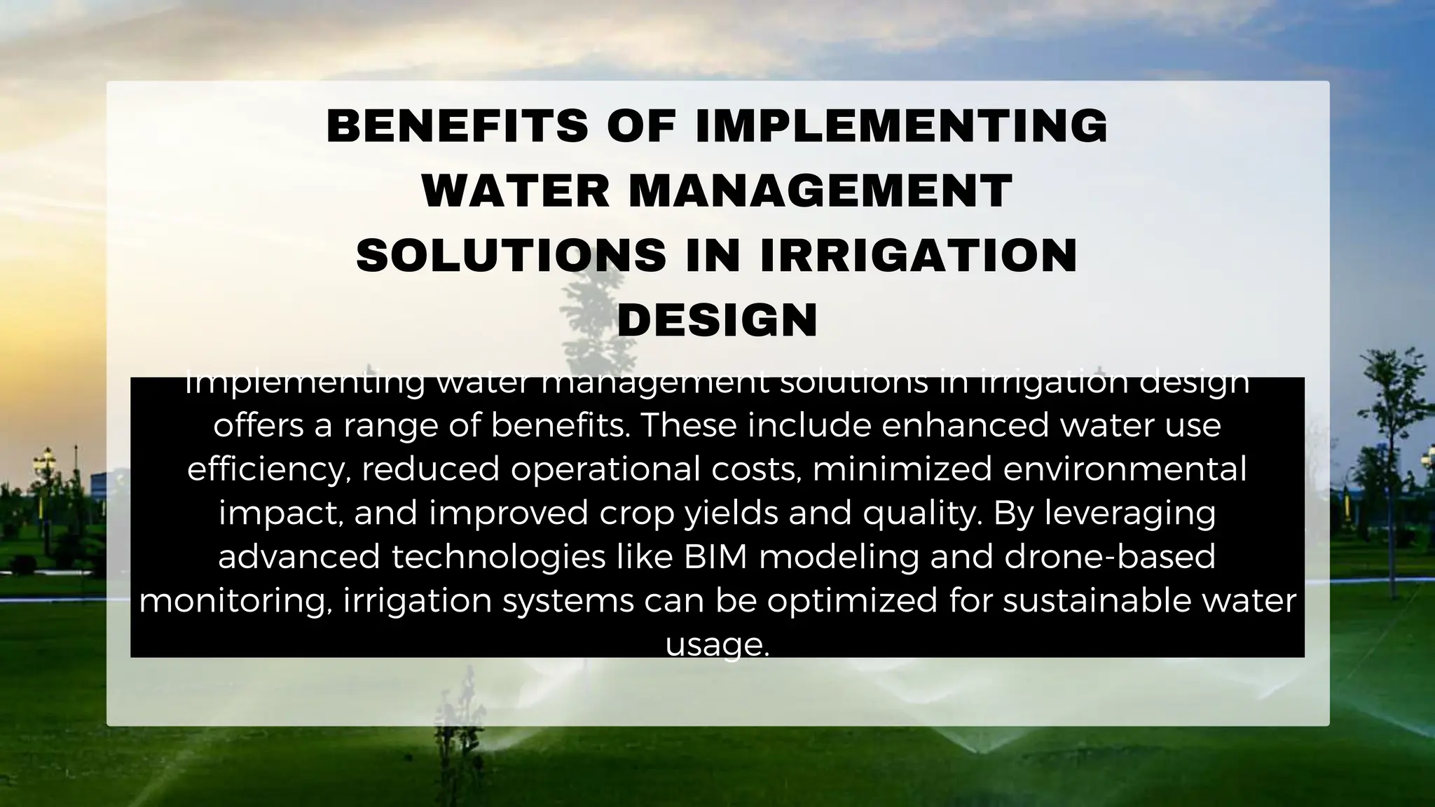 Maximizing Efficiency with Integrated Water Management Systems | PPT