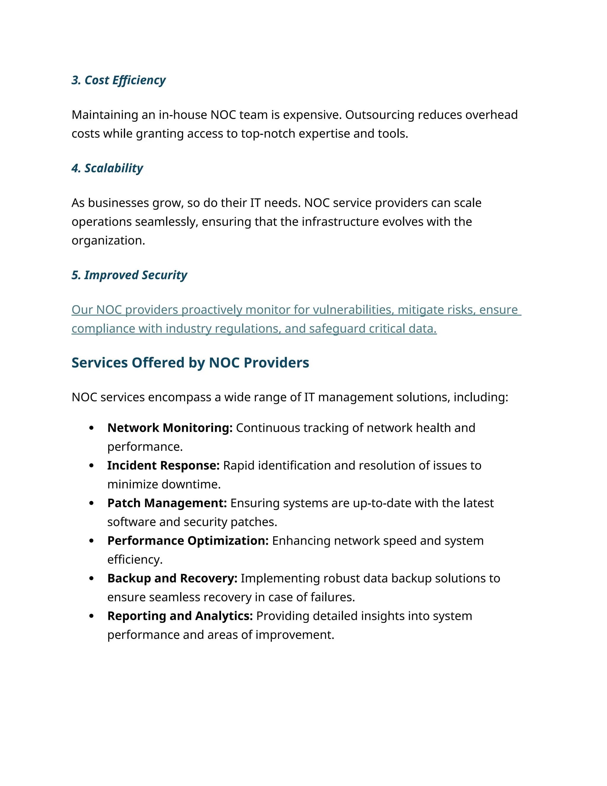 Maximizing Efficiency with NOC Services and The Backbone of Modern IT Operations in AI-NOC.docx