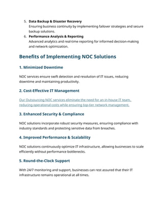 Maximizing Efficiency with NOC Solutions and A Game-Changer for IT Infrastructure in AI-NOC.docx