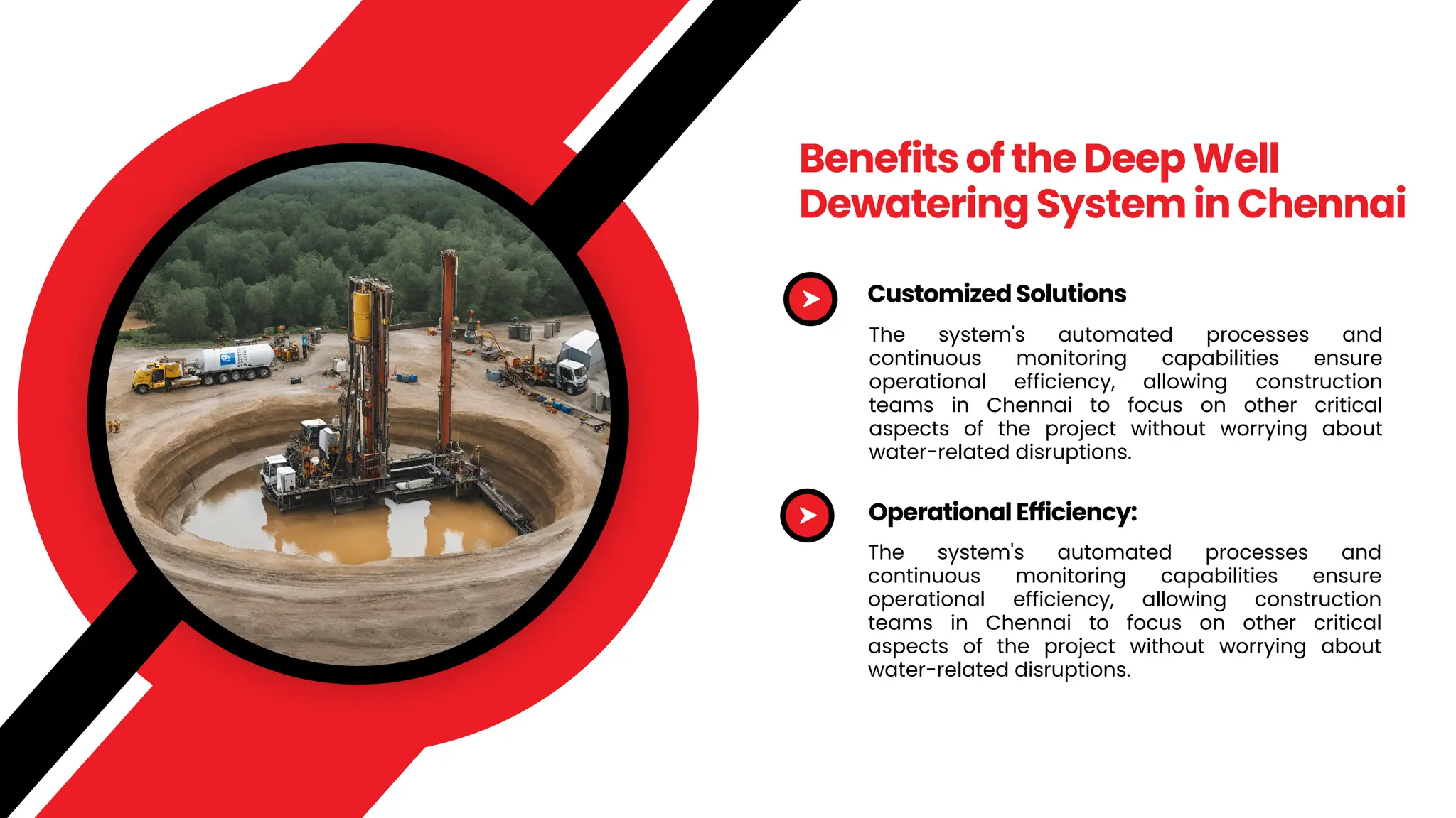 Deep Well Dewatering System in Chennai | Asian Dewatering | PDF | Civil ...