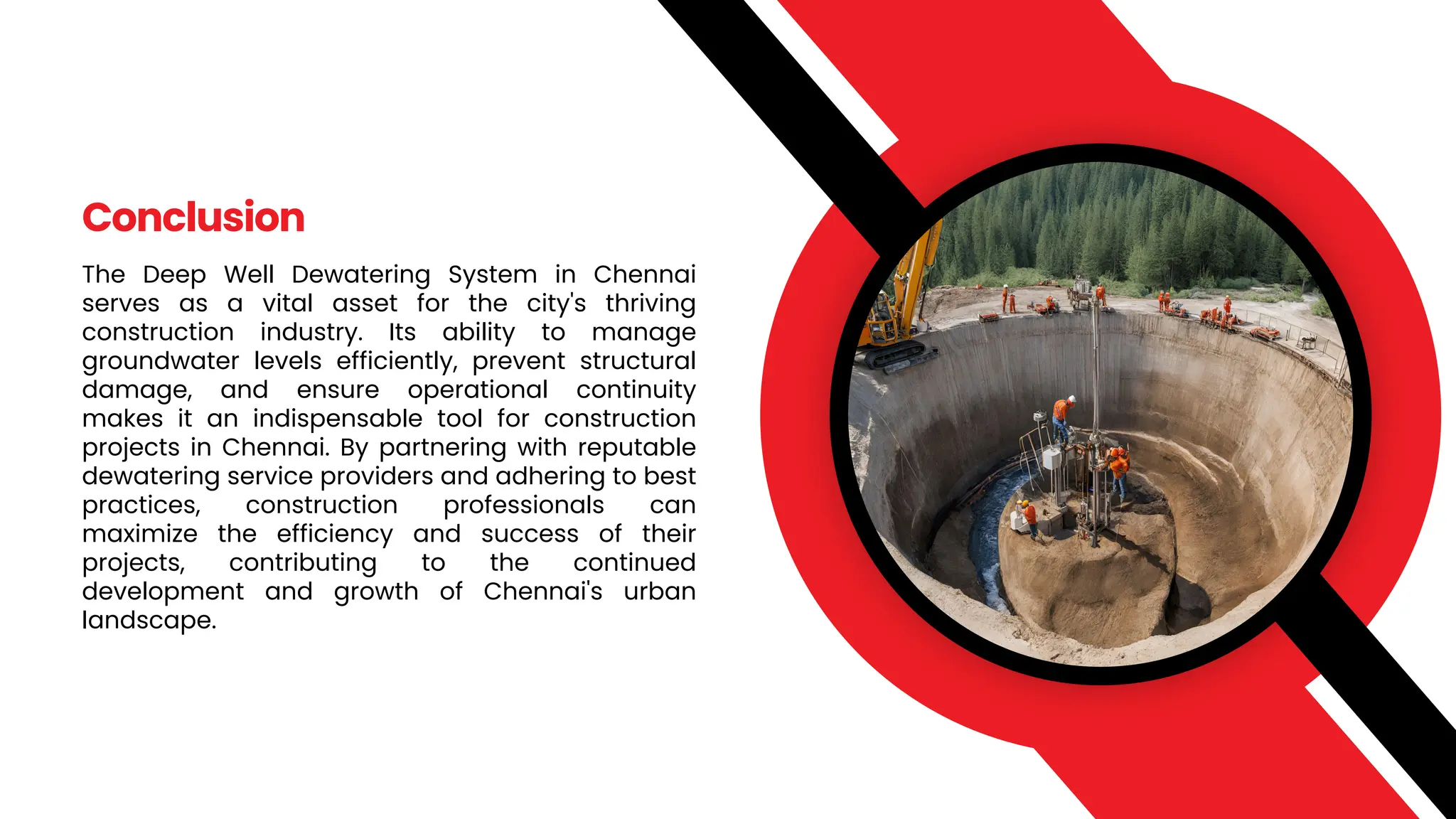 Deep Well Dewatering System in Chennai | Asian Dewatering | PDF | Civil ...