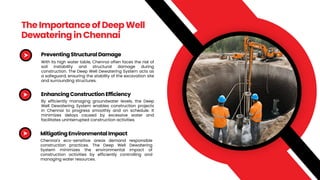 Deep Well Dewatering System in Chennai | Asian Dewatering | PDF | Civil ...