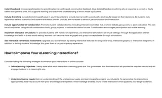Maximizing Interactivity in Online Learning_ Strategies for Course ...