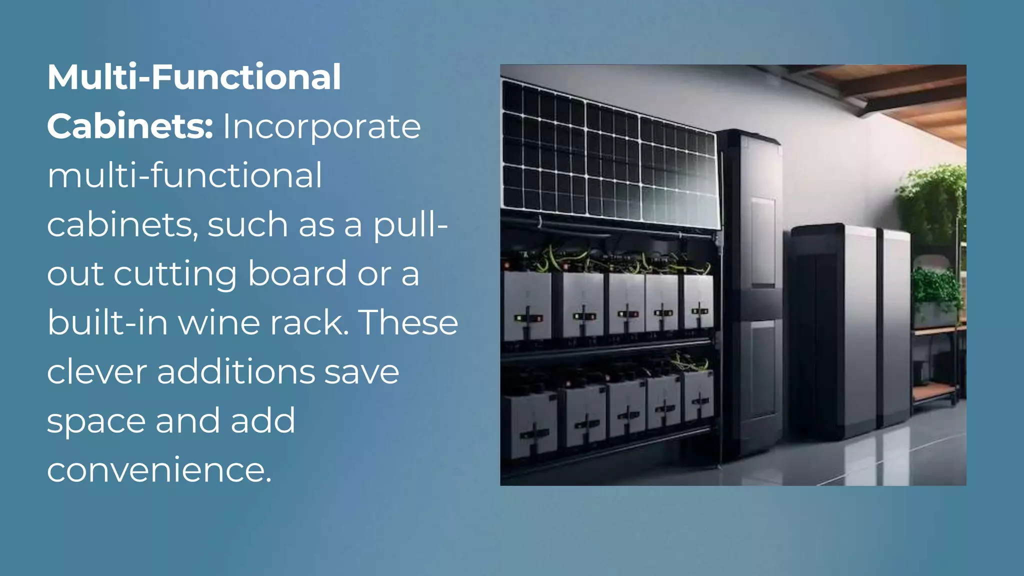 Maximizing Kitchen Space Efficiency with Custom Cabinets | PPT