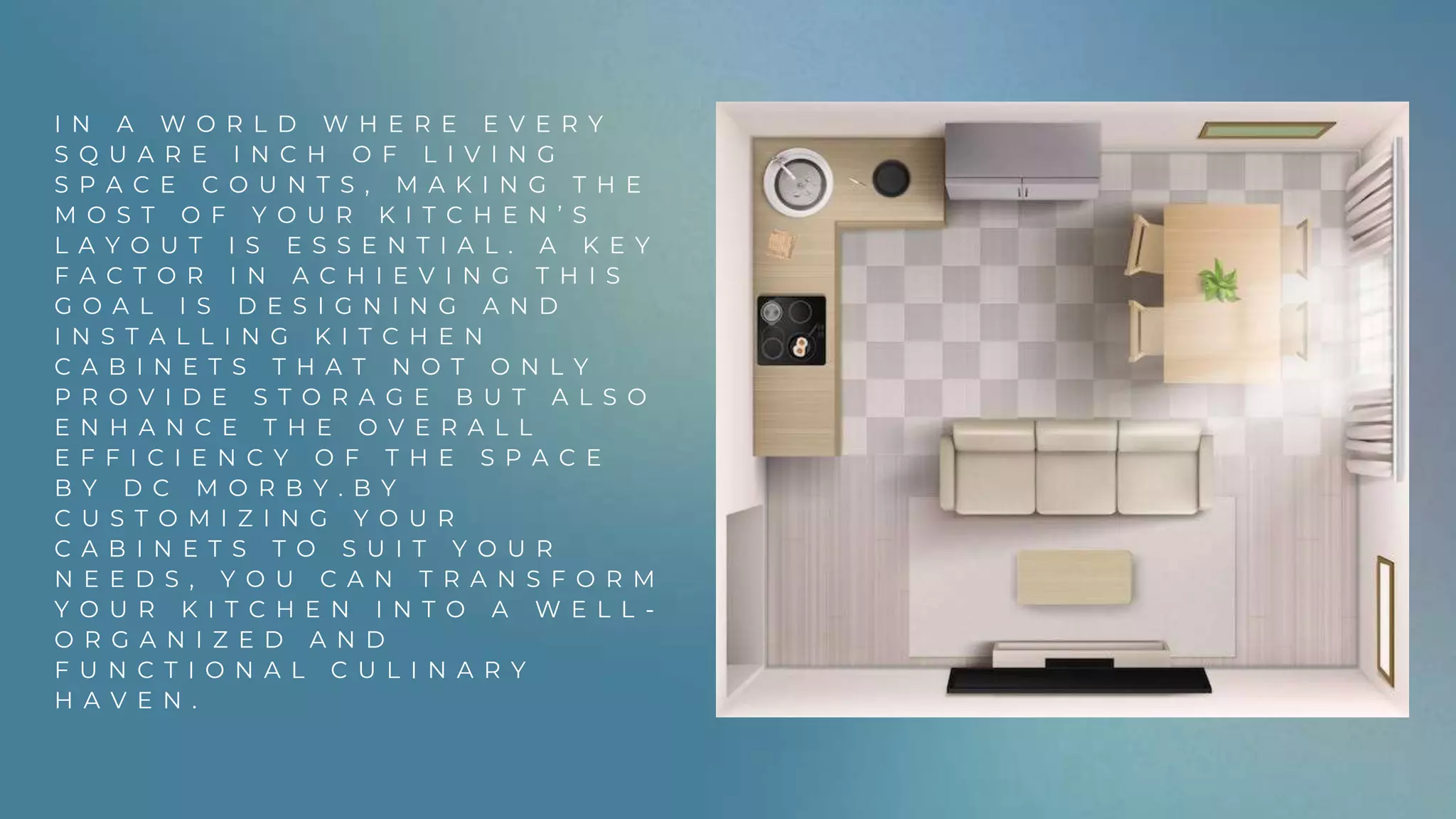 Maximizing Kitchen Space Efficiency with Custom Cabinets | PPT