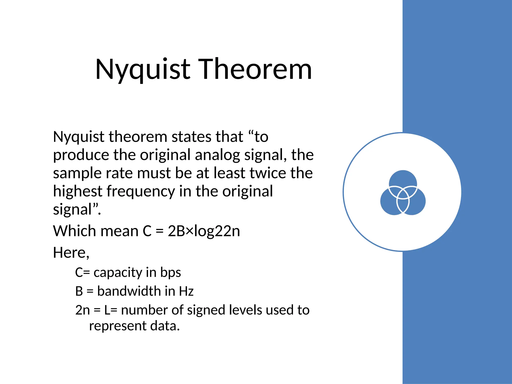 Maximizing Network Efficiency: Exploring Shannon's and Nyquist Theorems, Bandwidth, and ...