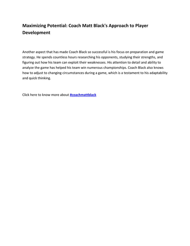 Maximizing Potential.docx