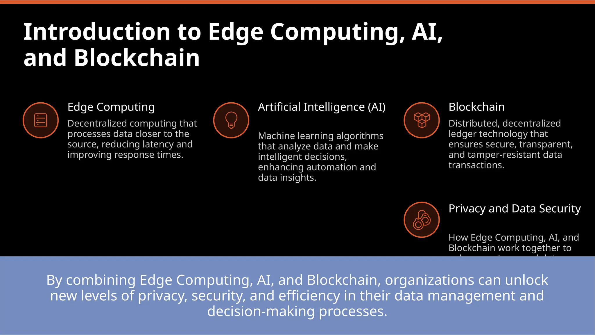 Maximizing Privacy With Edge Computing Ai And Blockchainpptx Internet Computing