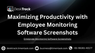 How Employee Monitoring Screenshots Drive Focus and Efficiency in the ...