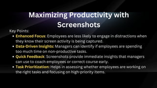 How Employee Monitoring Screenshots Drive Focus and Efficiency in the ...