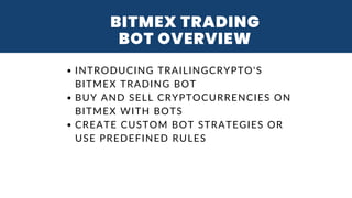BitMEX Trading Bot | PPT