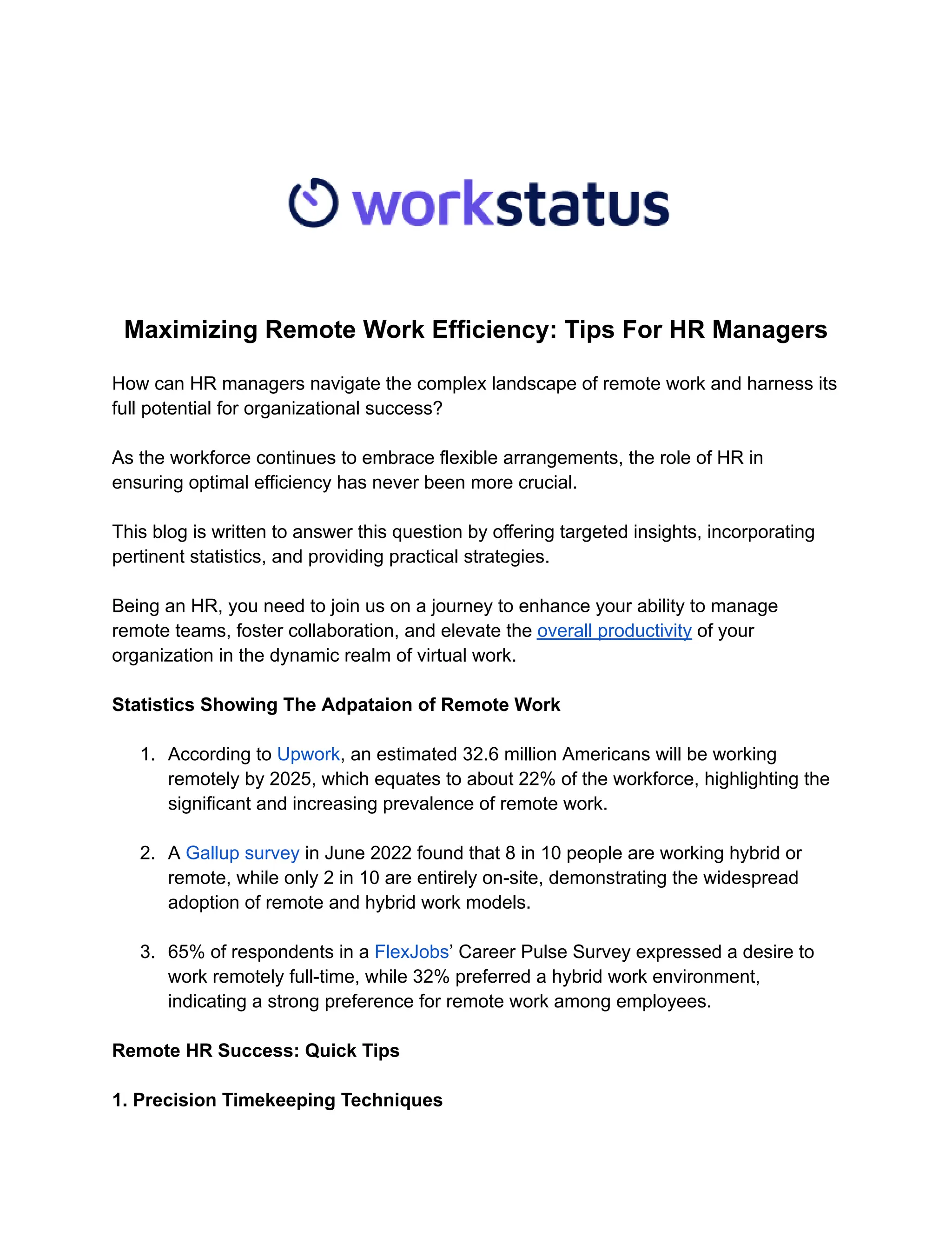 Maximizing Remote Work Efficiency_ Tips For HR Managers.pdf