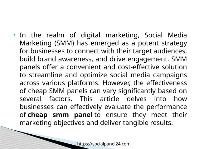 Maximizing Results with Cheap SMM Panels.pptx