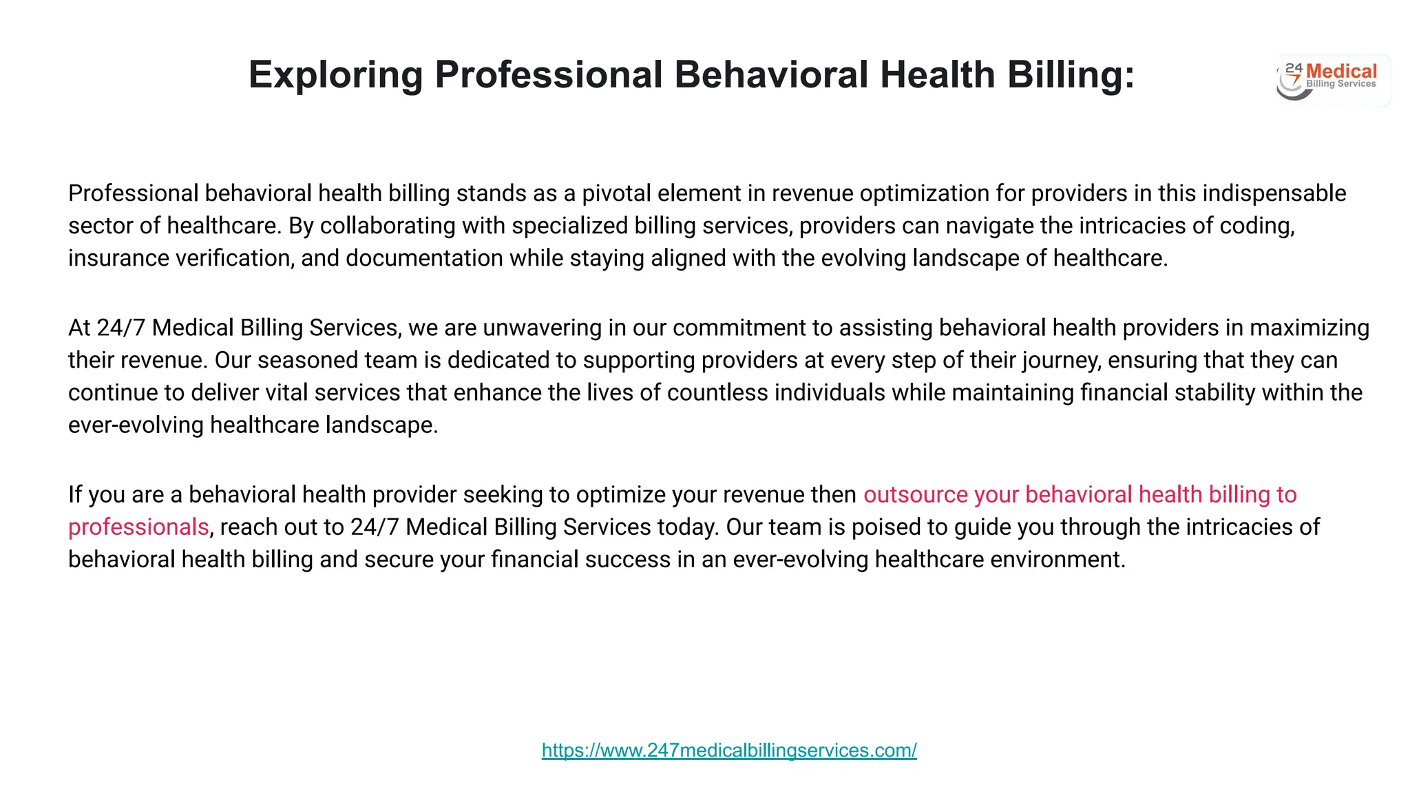 Maximizing Revenue With Professional Behavioral Health Billing.pdf ...