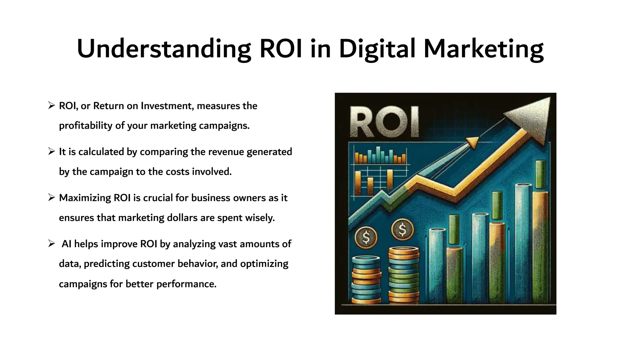 Maximizing Roi With Ai Driven Digital Marketing Strategies Ppt