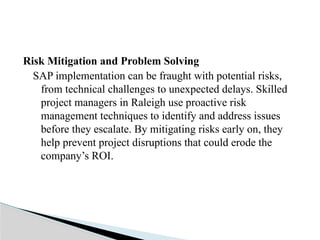 Maximizing ROI with Turnaround SAP Implementation in Raleigh, NC.pptx