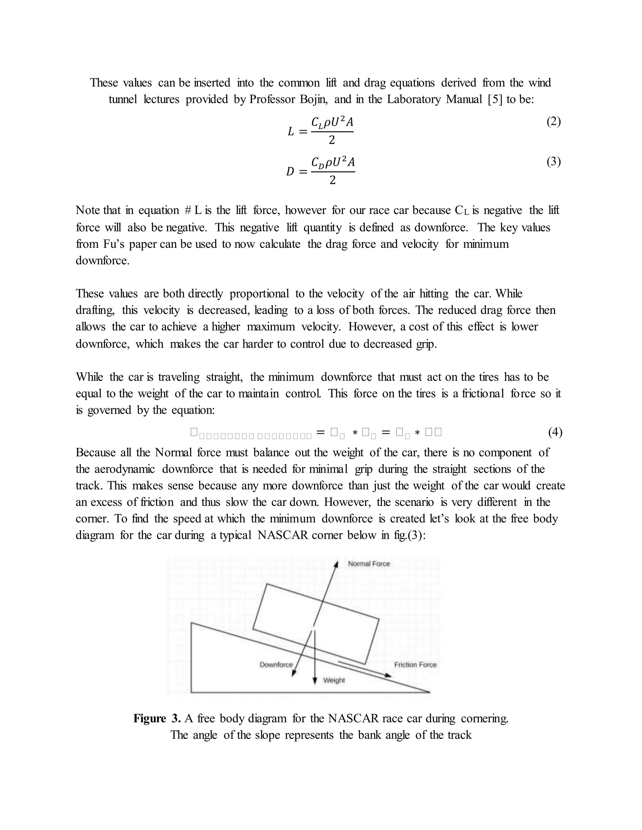 NASCAR Slip Stream Characterization | DOCX | Auto Racing | Sports